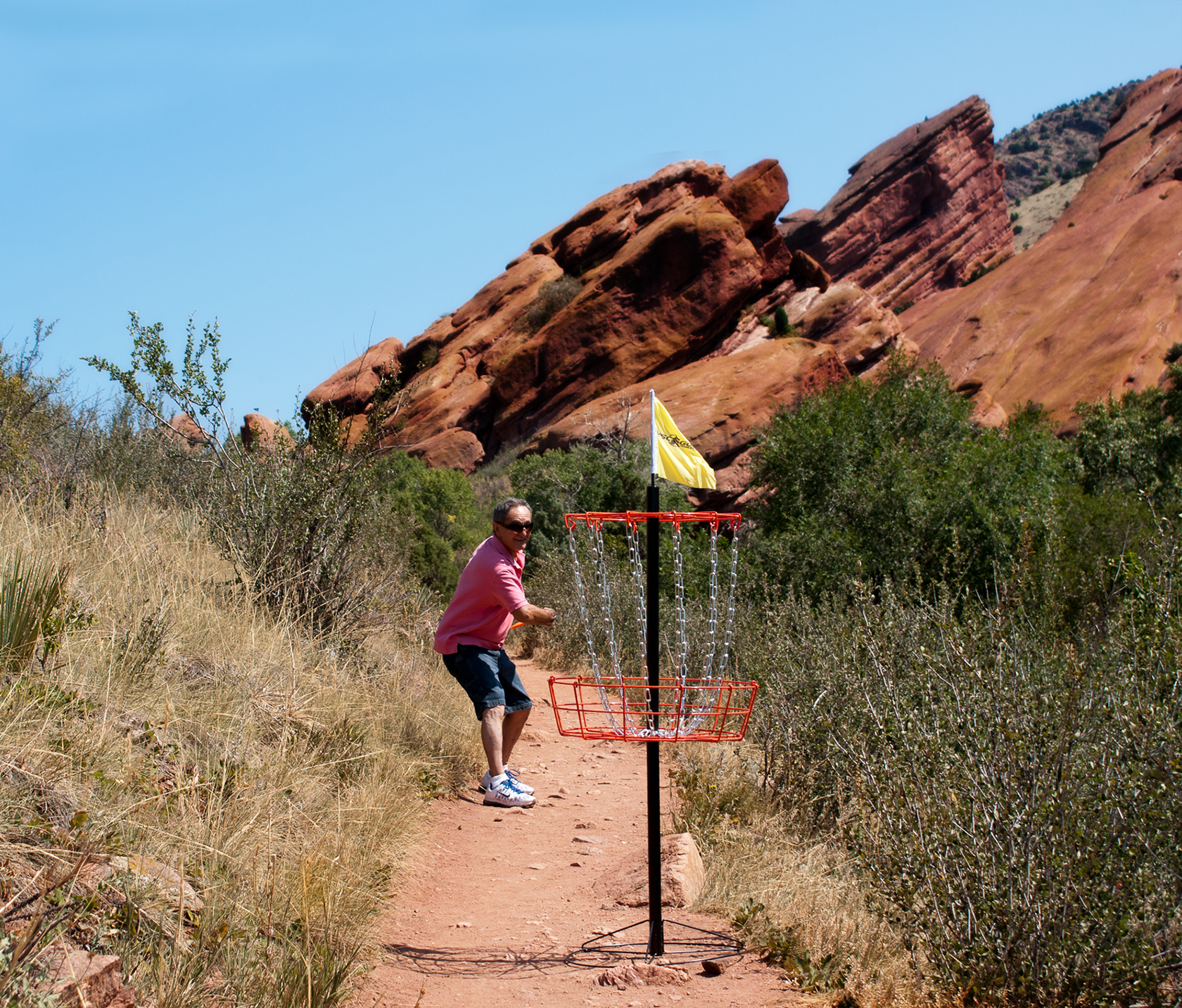 Best Portable Disc Golf Target - Steel upright, Zinc Chain, Wire Basket ...